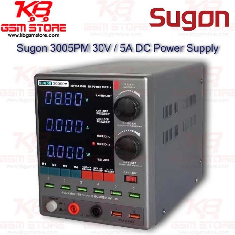 - KB GSM STORE Sugon 3005PM 30V / 5A DC Power Supply Sugon
