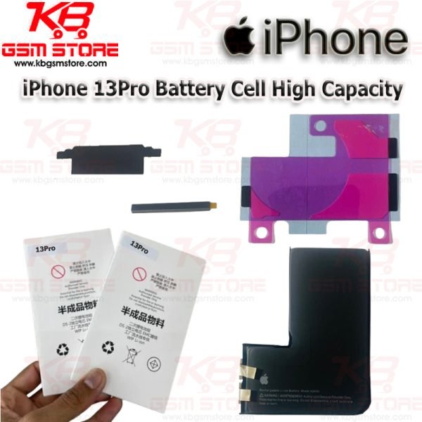 - KB GSM STORE iPhone 13Pro Battery Cell High Capacity Phone