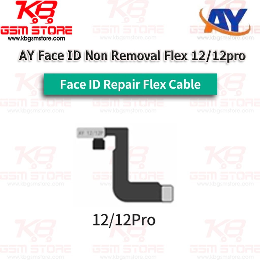 - KB GSM STORE AY Face ID Non Removal Flex 12/12pro AY Face