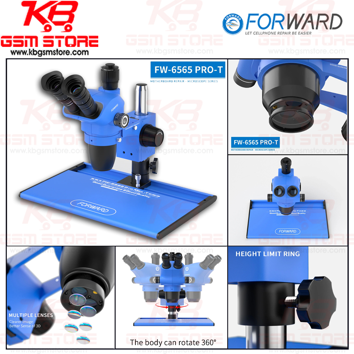 - KB GSM STORE Forward FW-6565 ProMax-T Microscope