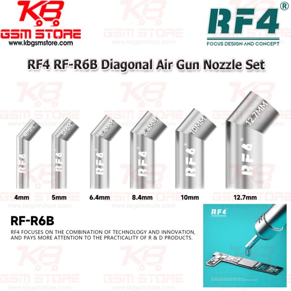 - KB GSM STORE RF4 RF-R6B Diagonal Air Gun Nozzle Set