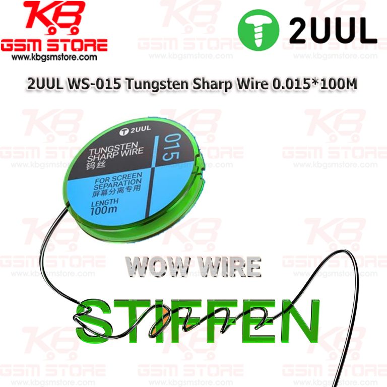 - KB GSM STORE 2UUL WS-015 Tungsten Sharp Wire 0.015*100M
