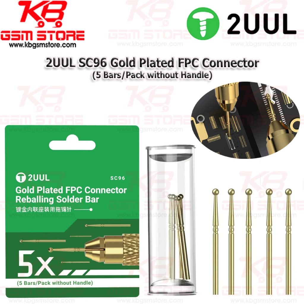 2UUL SC96 Gold Plated FPC Connector Reballing Solder Bar