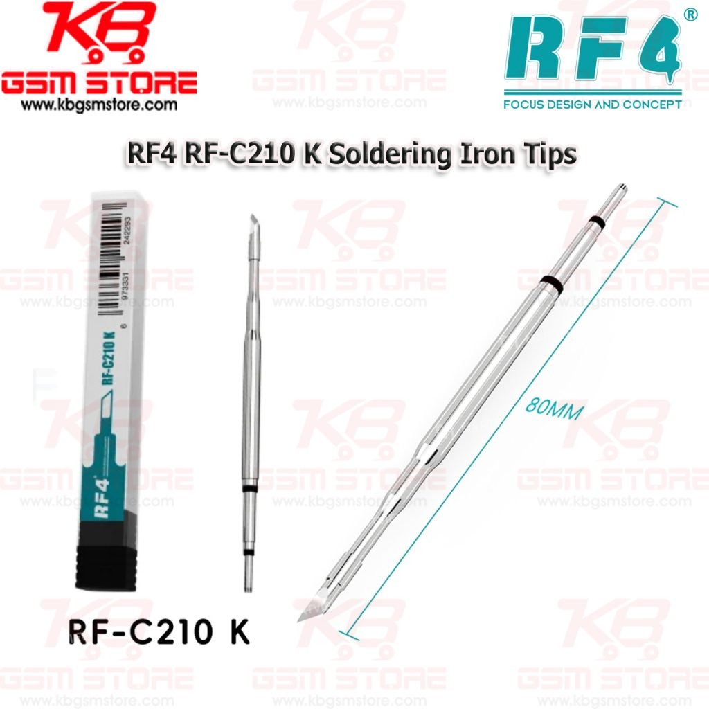 - KB GSM STORE RF4 RF-C210 K Soldering Iron Tips